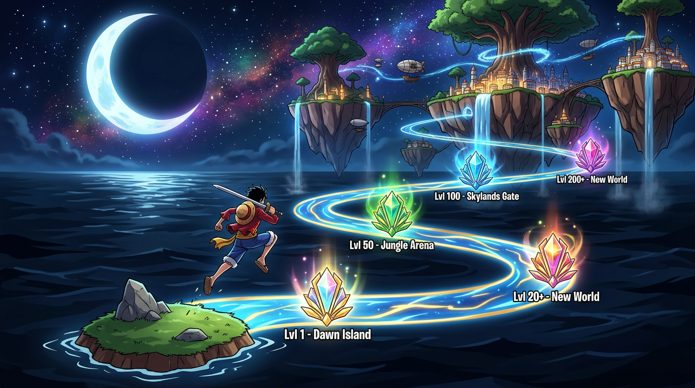 Blox Fruits Fastest Leveling Guide: XP Routes for All 3 Seas (2026 ...