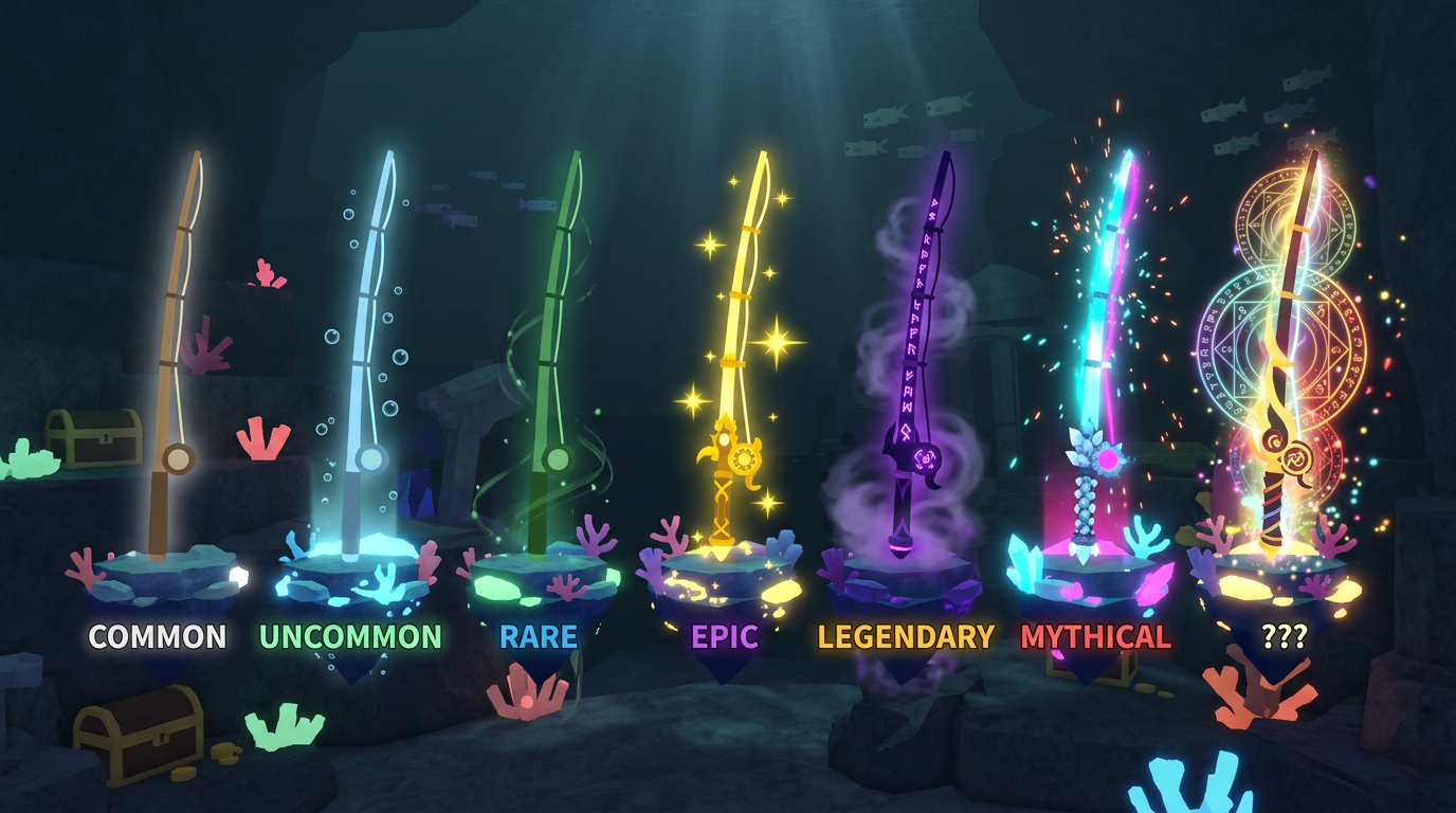 Fisch Best Rods Ranked: Every Fishing Rod Tier List by Mythic & Coin ...